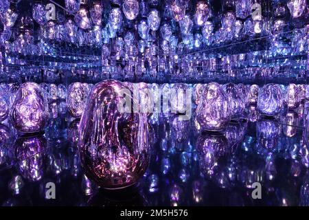 The teamLab Massless Beijing opened its doors for visitors at Chaoyang ...