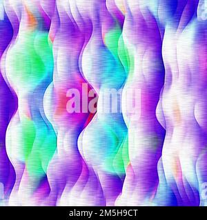 Kitsch bright wave pattern. Playful vintage pink shibori wallpaper ...