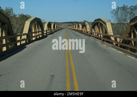 The historic Pony Truss bridge in Oklahoma as seen in the film Grapes ...