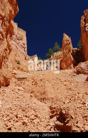 Scenic Byway 12 - Switchbacks on Bryce Canyon Trail Stock Photo - Alamy