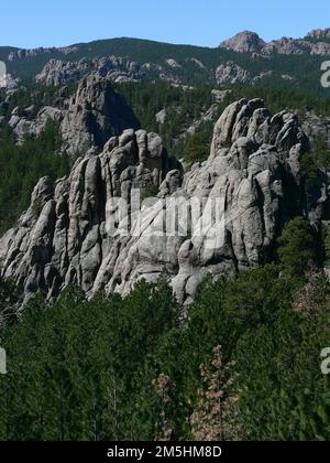 Peter Norbeck Scenic Byway - Breezy Point Landscape. The South Dakota ...