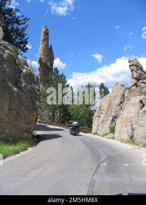 Peter Norbeck Scenic Byway - Black Hills Overlook. The forested slopes ...
