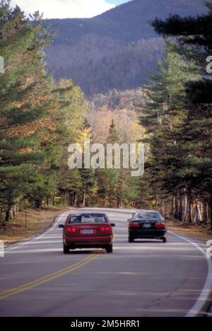 Kancamagus Scenic Byway - Leaf-peepers on the Kancamagus Highway. A ...