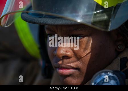Airman 1st Class Tiara Webb, 60th Civil Engineering Squadron fire ...