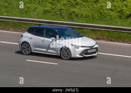 2020 white hybrid electric TOYOTA COROLLA ICON TECH HEV CVT car ...