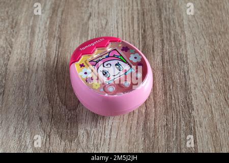 New virtual pet tamagotchi pix pink Stock Photo - Alamy