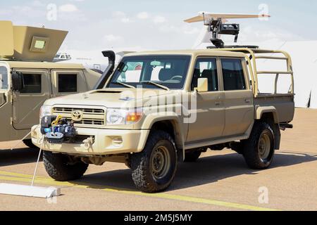 Aqaba, Jordan - 2022 : Jordanian armored and military vehicles (Sofex ...