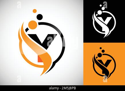 Initial letter L with the swoosh, biotech logo design concept. Logotype ...