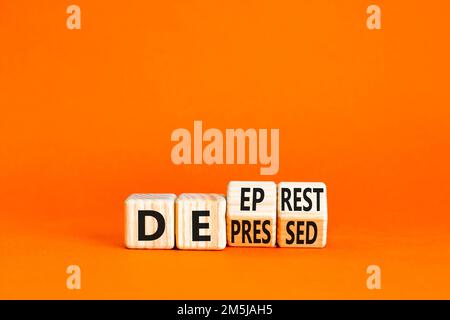 Depressed or deep rest symbol. Concept word Depressed or Deep rest on ...