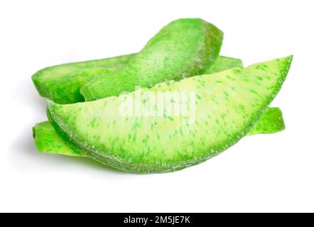 Dried peel pomelo isolated on white background Stock Photo - Alamy