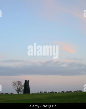 End of the day dusk at Beverley Westwood East Yorkshire UK with Black ...