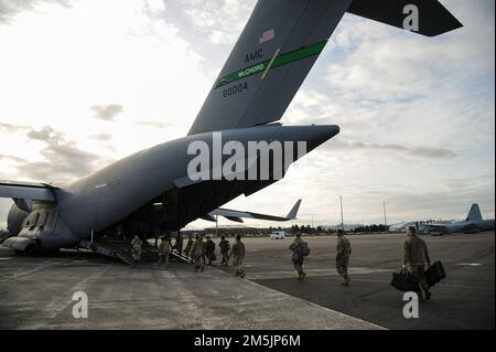 U.S. Soldiers assigned to the 110th Chemical Battalion participate in ...