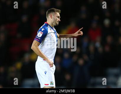 Blackburn Rovers' Ryan Hedges celebrates scoring their side's first ...