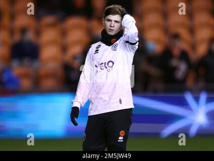 Blackpool, England, 29th December 2022. James McAtee of Sheffield Utd ...
