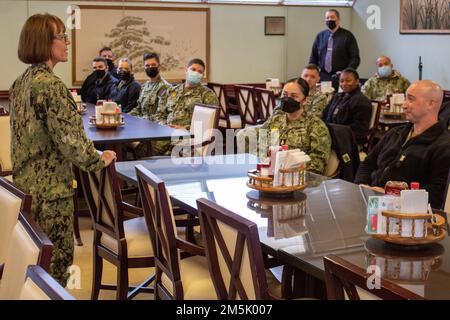 Capt. Carolyn C. Rice, commanding officer of U. S. Naval Hospital ...