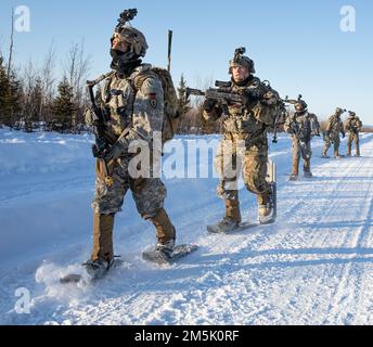 Maj. Gen. Brian S. Eifler, center, 11th Airborne Division Commanding ...