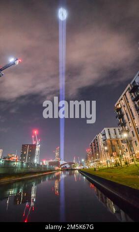EDITORIAL USE ONLY Artist Luke Jerram unveils his new piece 'First ...