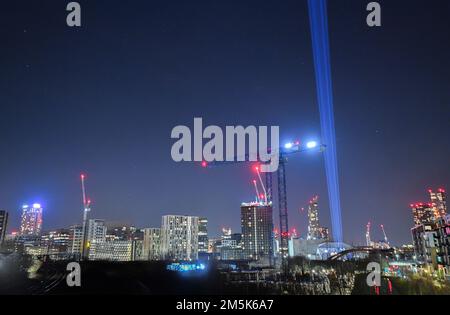 EDITORIAL USE ONLY Artist Luke Jerram unveils his new piece 'First ...