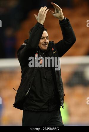Blackpool, England, 29th December 2022. James McAtee of Sheffield Utd ...