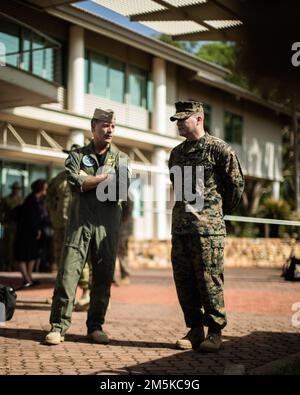 John Robertson, Navy and Marine Corps veteran, watch the U.S. Navy ...