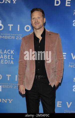 LOS ANGELES - NOV 15: Boone Platt at the Devotion Los Angeles Premiere ...