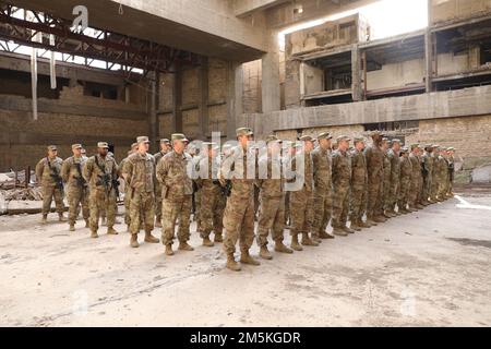 U.S. Soldiers from the 299th Bridge Engineer Battalion and 4th ...