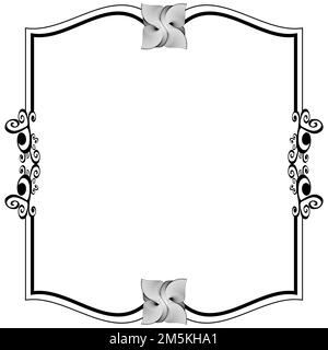 Ornament frames can be for wedding invitations, book covers or others ...