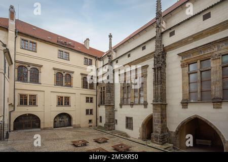 Old Royal Palace Exterior at Prague Castle - Prague, Czech Republic ...
