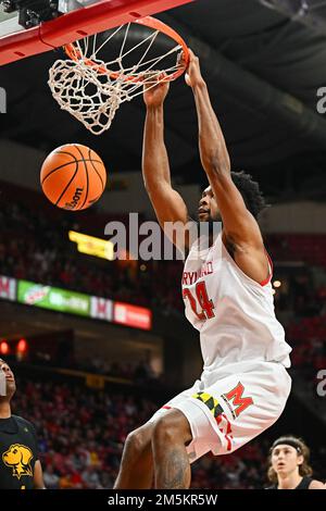 Maryland forward Donta Scott (24) during an NCAA college basketball ...