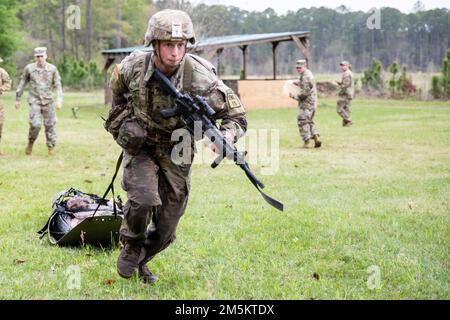 U.S. Army Spc. Keenan Baxter, representing the Georgia Army National ...