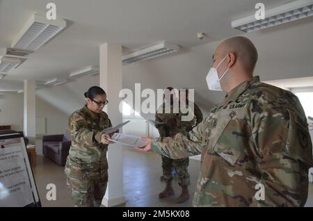 Sgt 1st Class Diana Isom Briefed The Twelve Soldiers Competing In The
