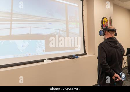 George Gregson, an air traffic controller assigned to the 241st Air ...