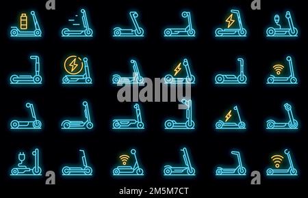 Kick scooter icons set Stock Vector Image & Art - Alamy