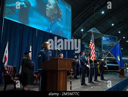 The Base Honor Guard presents the colors for the 12th Air Force (Air ...