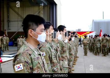 KATUSAs (Korean Augmentees to the United States Army) from the 194th ...