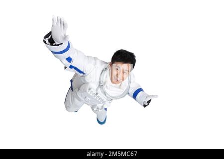 Shed middle-aged male astronauts Stock Photo - Alamy