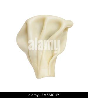 Single raw khinkali isolated on white background Stock Photo - Alamy