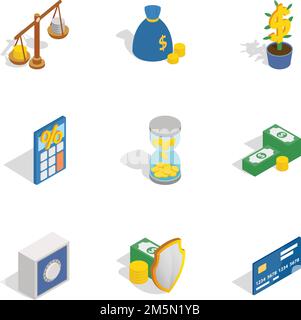 businessman mobile online calculator money business vector illustration ...