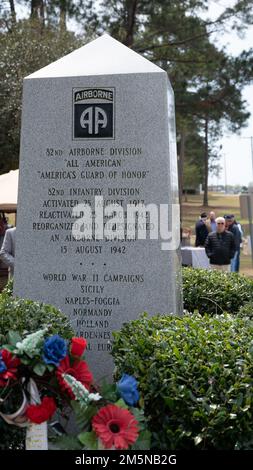 A monument commemorates the first mass parachute jump in Lugoff, South ...