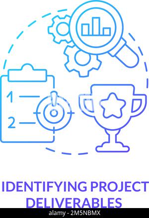 Identifying project deliverables concept icon Stock Vector Image & Art ...