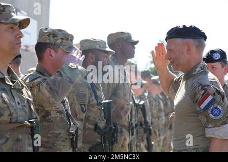 Norwegian Army officers present U.S. Soldiers assigned to Task Force ...
