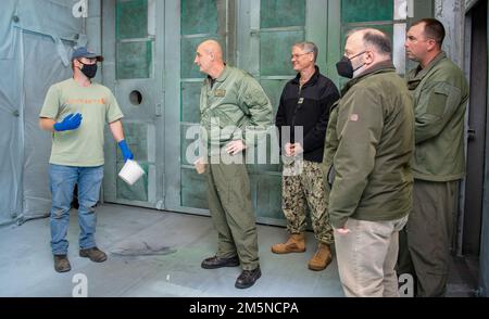 Rear Adm. Wesley McCall, Navy Region Southeast commander, visited the ...