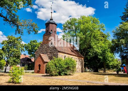 Wuestermarke village church, Heideblick parish, Brandenburg, Germany ...