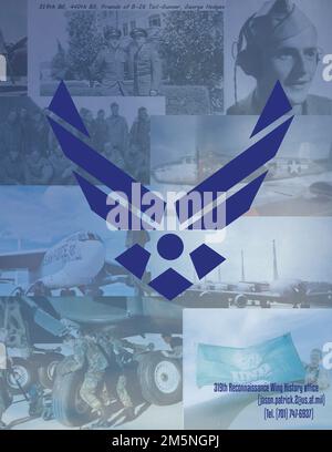 Page 1 of the 319th Reconnaissance Wing history booklet. This is the ...