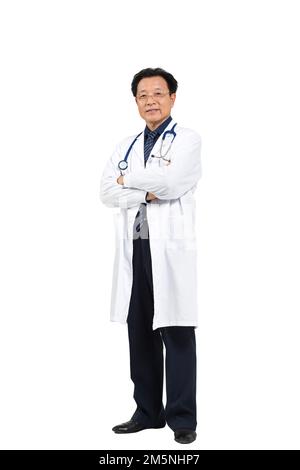 Shed older male doctor Stock Photo - Alamy