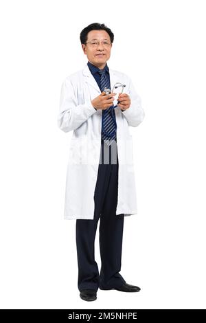 Shed older male doctor Stock Photo - Alamy