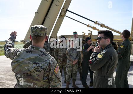 96th Expeditionary Bomb Squadron Airmen and U.S. Army 1st Lt. Andrew ...