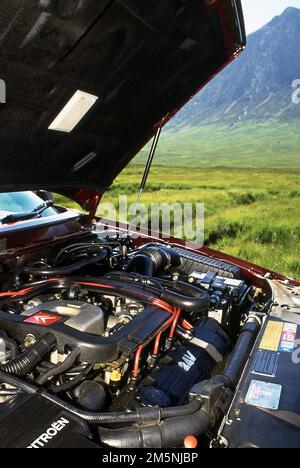 1990 Citroen XM V6 24V driving in Scotland UK Stock Photo - Alamy