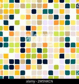 Color checkered squares background generative pattern illustration ...