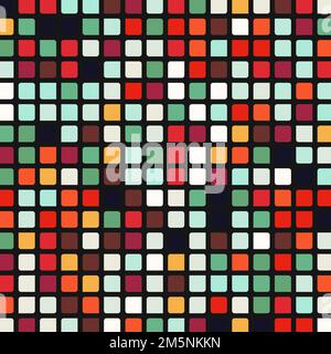 Color checkered squares background generative pattern illustration ...